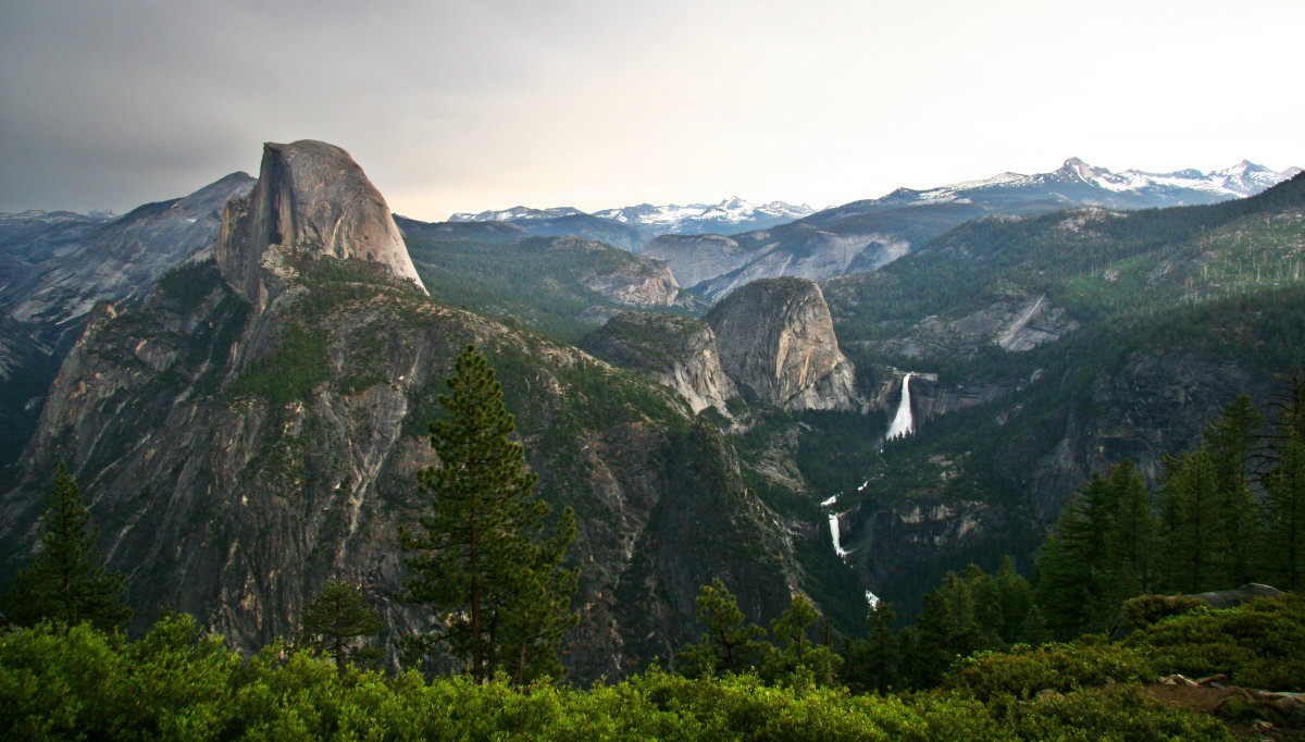 Glacier Point Photo Gallery: Nevada & Vernal Falls
